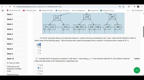 Introduction To Database System Week 10 Nptel Assignment Solution 2025 Youtube