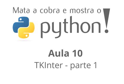 Aula TKInter parte Computação Inteligente