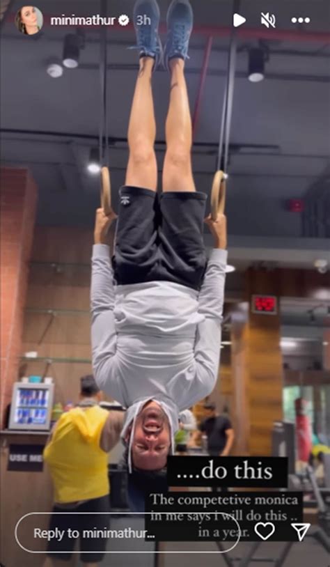 When Mini Mathur Aspired To Do Inversions On Pull Up Rings Like Husband Kabir Khan Lifestyle