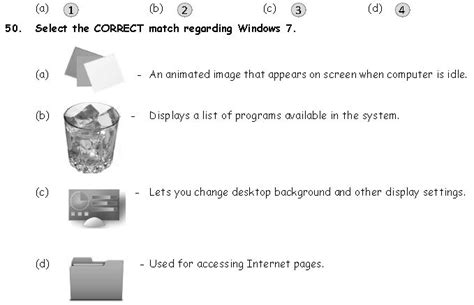 Cbse Class 3 Computer Windows 7 Mcqs With Answers