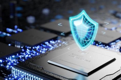 Premium Photo Cyber Security Microchip Cryptography Protection Of Personal Information