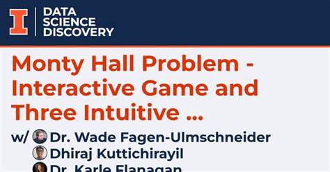 monty hall problem interactive game and three intuitive solutions