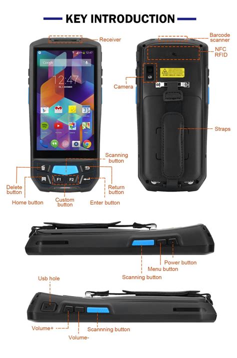 China Android Barcode Scanner Terminal Electronic Personal Organizer Handheld Pda China Rugged