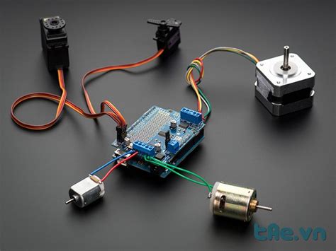 Hướng Dẫn Sử Dụng Arduino Motor Shield