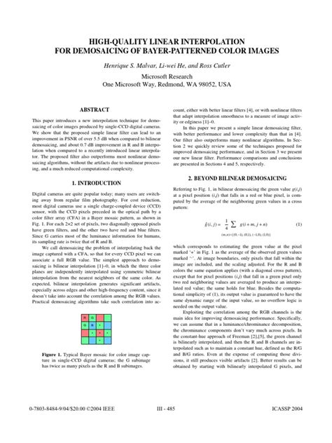 high quality linear interpolation pdf computer vision computer