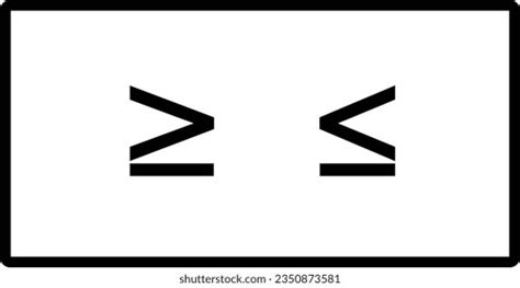 Thousand Greater Than Less Than Equal Symbols Royalty Free Images Stock Photos Pictures