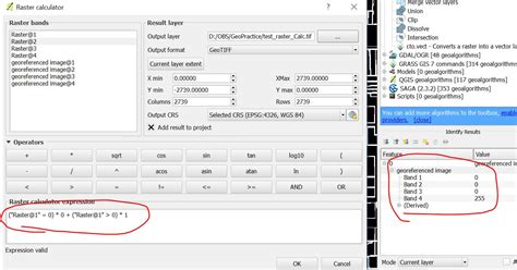 Coverting Tiff File By Raster Calculator In Qgis Geographic