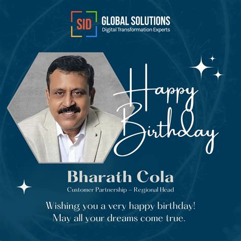 Sidgs Birthday Team Leadership Leader Birthdayinspiration Sid Global Solutions