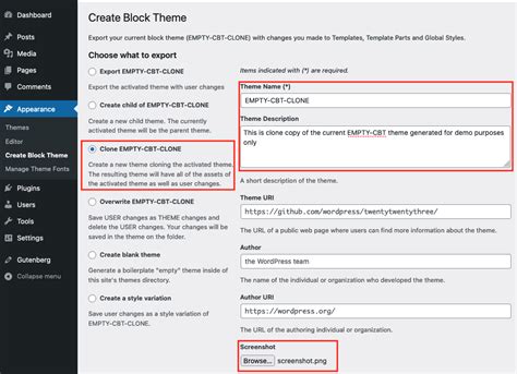 A Walk Through Tutorial On Using Create Block Theme Plugin WordPress