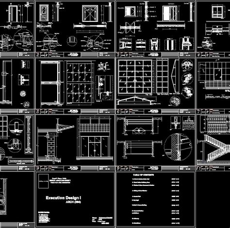 Execution Of The Portfolio Details Windows Dwg Detail For Autocad • Designs Cad