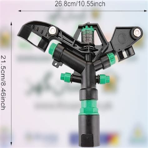 Grass Watering Sprinkler 4 Sprinkler Head Garden Lawn Plant Watering