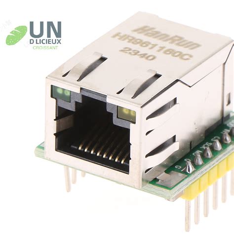 ดี Usr Es1 W5500 ชิปใหม่ Spi เป็น Lan Ethernet Converter Tcp Ip V4 Udp Wiz820io
