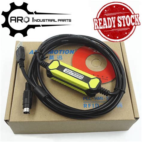USB SC09 FX for Mitsubishi PLC Programming Cable upgrade for FX Series Communication Cable 三菱PLC