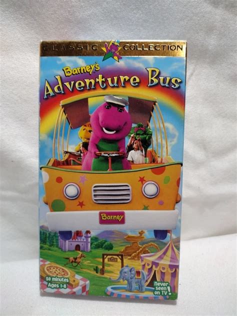 Barney Barneys Adventure Bus Vhs 1997 Eur 635 Picclick Fr