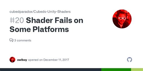 Shader Fails On Some Platforms · Issue 20 · Cubedparadoxcubeds Unity