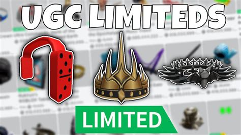 Roblox Ugc Items That Should Go Limited Youtube