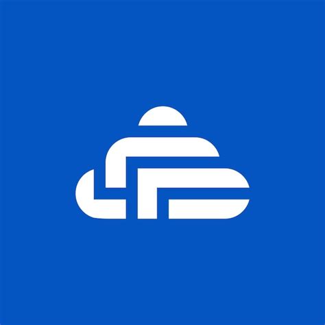 Premium Vector Modern Initial Letter F Cloud Logo