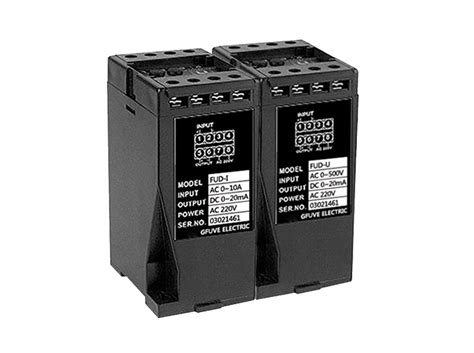 fud i u 4 20ma single phase ac voltage current transducer