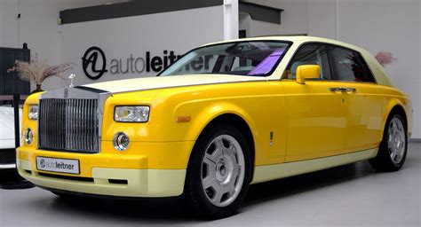 Bespoke Two Tone Yellow Rolls Royce Phantom Looks Like The World S Most
