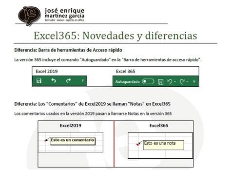 Diferencias Excel 365 Y Excel2019 【auxiliar Y Administrativo】