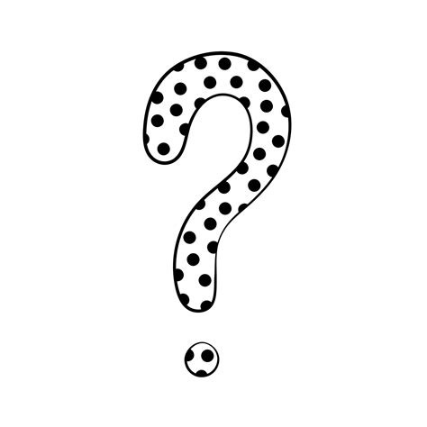 Question Mark Clipart Black And White