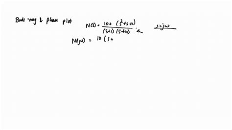 SOLVED Draw The Straight Line Approximation And Sketch The Bode Magnitude And Phase Diagrams For