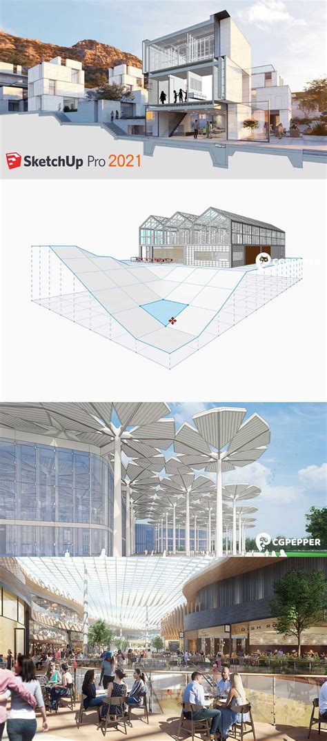 草图大师 Sketchup Pro 2021 V21 1 332 中文版 英文版 Win Mac破解版 Cgpepper 专注优质三维资源