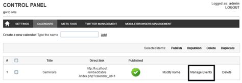 Tutorial How To Create A Simple Event Calendar For Your Php Website