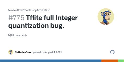 Tflite Full Integer Quantization Bug · Issue 775 · Tensorflowmodel