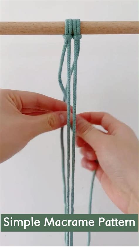 Simple Macrame Pattern Learn In A Few Minutes Artofit