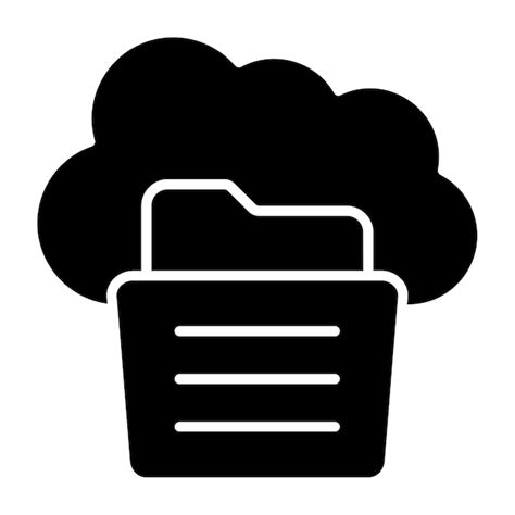 Premium Vector Cloud Storage Icon