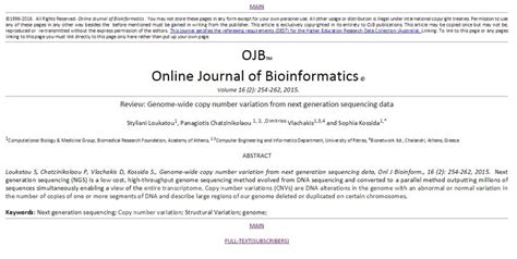 Pdf Genome Wide Copy Number Variation From Next Generation Sequencing Data