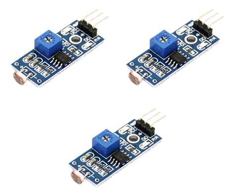 X3 Modulo Sensor De Luz Con Ldr Fotoresistor Arduino Hobb Mercadolibre