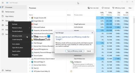 How To Use Efficiency Mode In Task Manager Of Windows