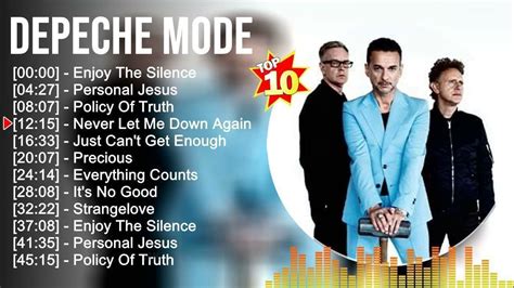 D E P E C H E M O D E Greatest Hits Top 100 Artists Of All Time Youtube