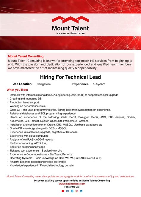 Hiring Technicallead Techlead Technicalskills Technicaljobs
