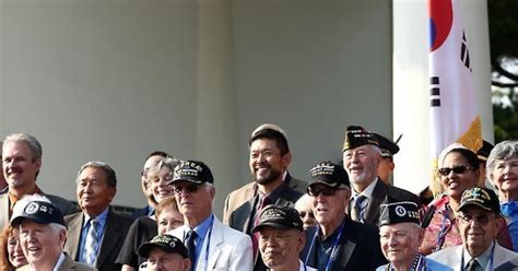 국립서울현충원 방문한 Un 참전용사들