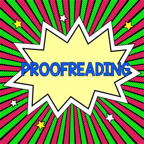 Text Sign Showing Proofreading Business Approach Act Of Reading And Marking Spelling Grammar