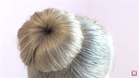Пучок при помощи бублика для волос Два варианта Полезные Советы от Виолетты Дзен
