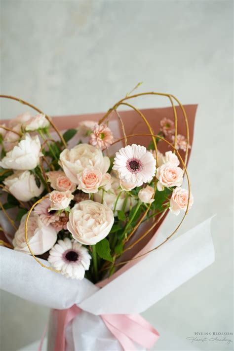 강남논현 국비과정 플로리스트 학원 혜인즈블라썸 플로리스트 기초 하트꽃다발 네이버 블로그