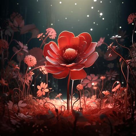 Premium Ai Image Lily Flower Animation