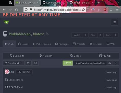 Keep Language Statistics Shown When Viewport Width Is Small · Issue 21389 · Go Giteagitea · Github
