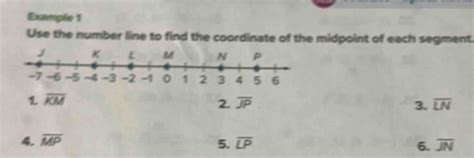 solved example 1 use the number line to find the coordinate of the