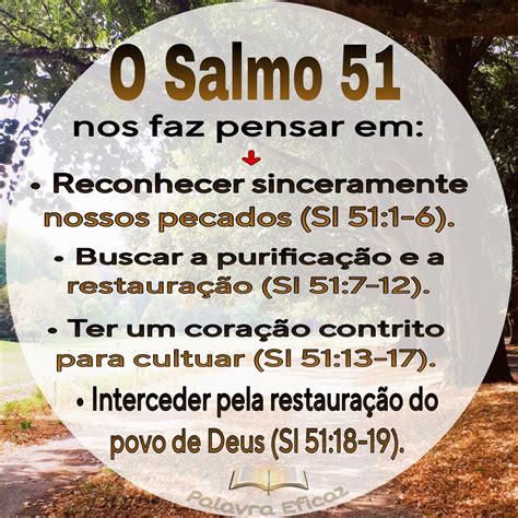 Palavra Eficaz Salmos 51 Comentário