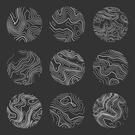 Premium Vector Topographic Map With Contour Lines Geographic Terrain