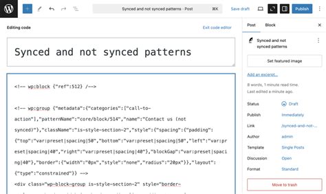 how to build wordpress block patterns kinsta®