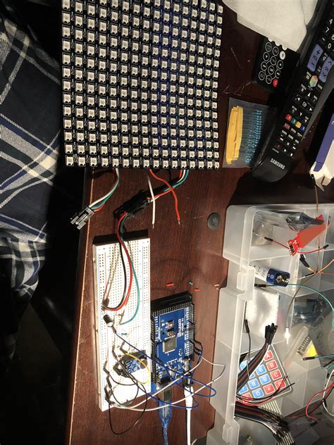First Time Led Matrix User First Audio Reactive Test Project And Code