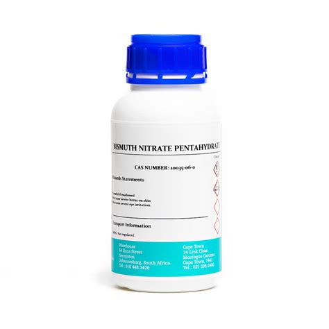 Bismuth Nitrate Pentahydrate Shop Lab Chemicals Reflecta
