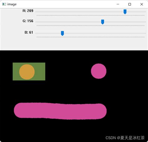 Opencv的gui特性：轨迹栏作为调色板 Csdn博客