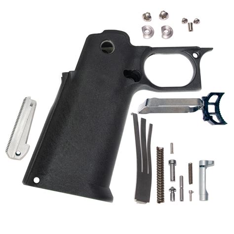 Double Stack Commander Aluminium Tactical Frame With Full Length Rail 1911 Builders